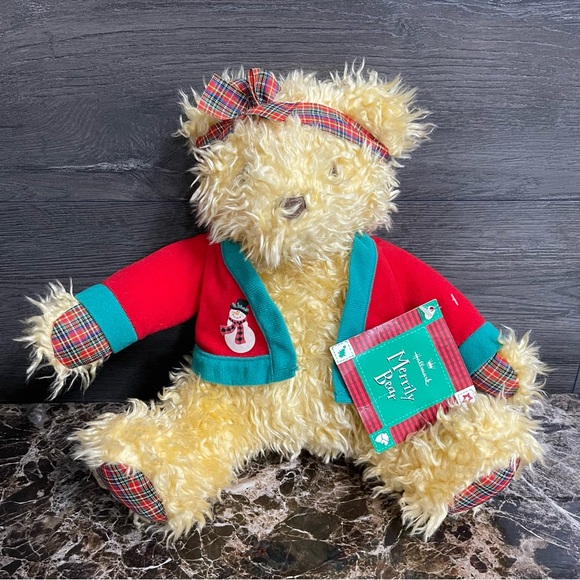 Hallmark | Toys | Vintage Hallmark Merrily Bear Plush Christmas | Poshmark